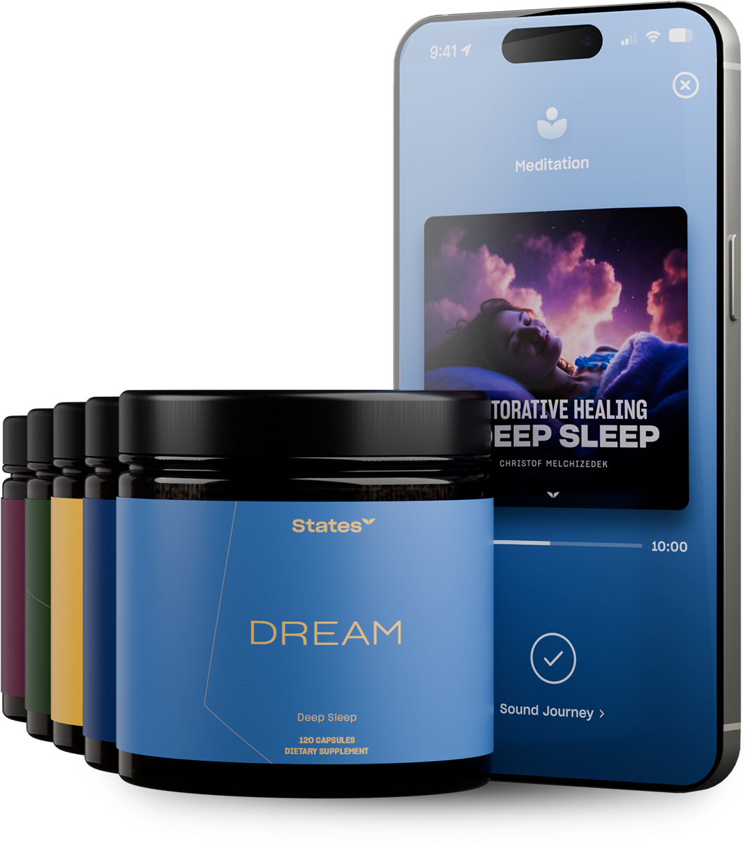 Drift into Deep restorative sleep with DREAM from Mindvalley States